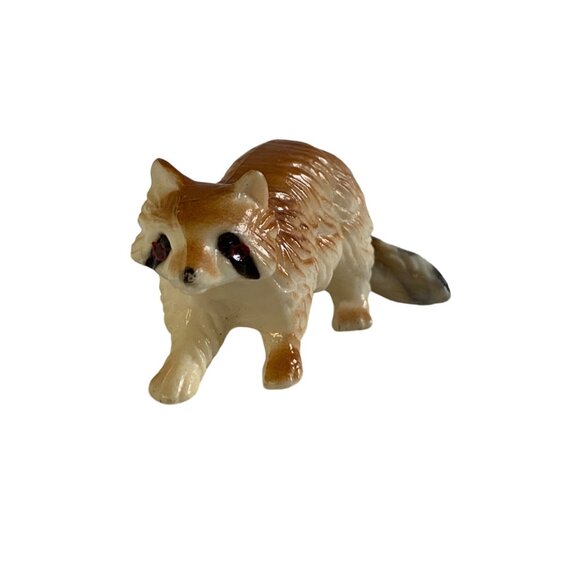 Accents | Vintage Raccoon Hard Plastic Miniature Figure | Poshmark
